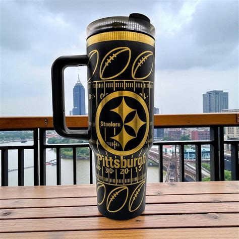 Pittsburgh Steelers 40oz Tumbler Etsy