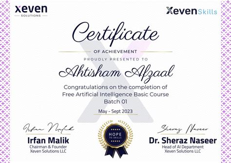 Aicertification Xevensolutions Artificialintelligence