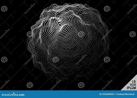 digital plexus of glowing lines and dots futuristic digital background