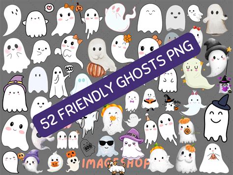 52 Friendly Ghosts Png Ghosts Png Halloween Clipart Halloween