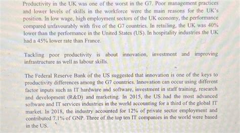 Solved The G7 Is A Group Of Countries That Have Some Of The