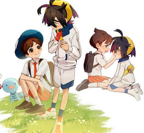 Florian Wooper And Kieran Pokemon And 1 More Drawn By Habu Seiho
