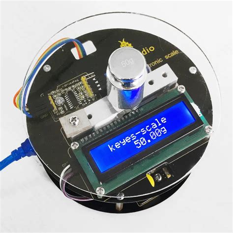 Kit Balança Eletrónica Redonda 5kg Hx711 Arduino Incluído