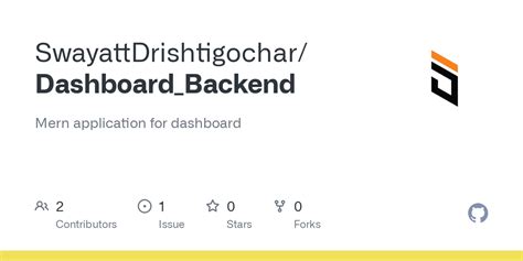 Dashboard Backend SUMMARY Md At Main SwayattDrishtigochar Dashboard Backend GitHub