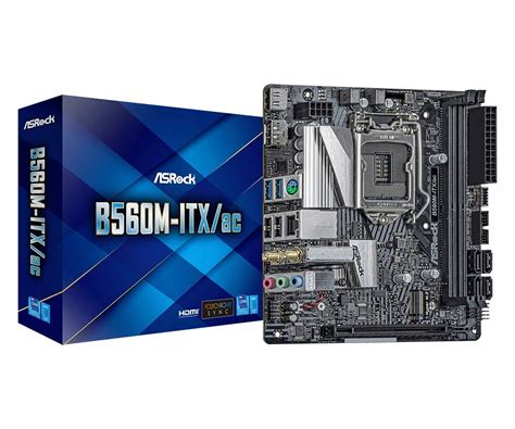 Материнская плата мини itx asrock b560m-itx/ac 10/11 генерации ...