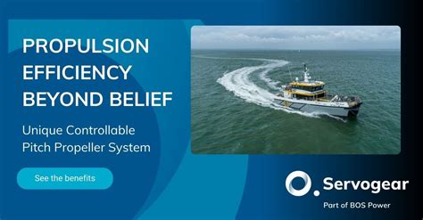 Servogear As On Linkedin Controllable Pitch Propellers Cpp Propulsion Systems From Servogear