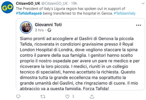 Tafida Raqeeb E Il Rischio Dellennesima Strumentalizzazione Pro Life