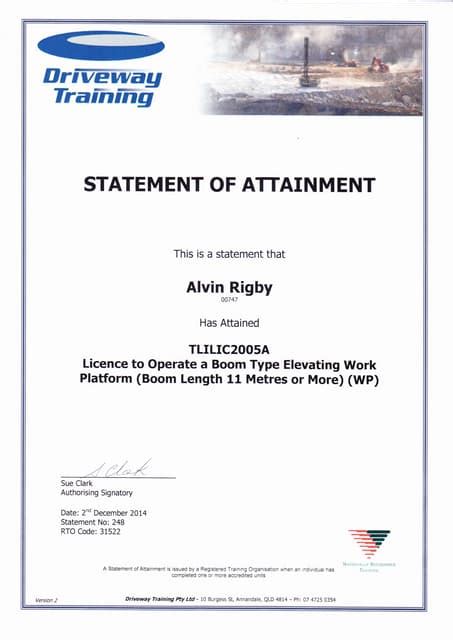 Elevated Work Platform Operations Pdf