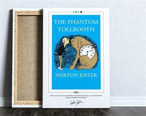 The Phantom Tollbooth Book Cover Poster Norton Juster Etsy