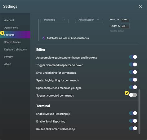 Button To Disable Insert Suggested Command Issue Warpdotdev Warp GitHub