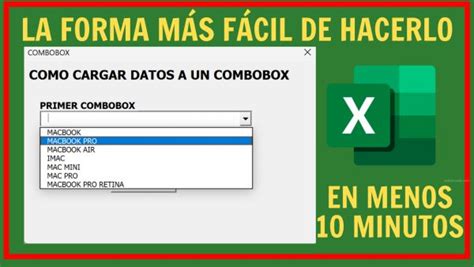Cargar Datos A Un Combobox Conociendo Excel