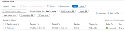 Trigger Azure Data Factory Pipeline From Event Grid Using Webhook