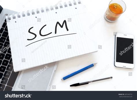 Scm Supply Chain Management Handwritten Text Stock Illustration Shutterstock