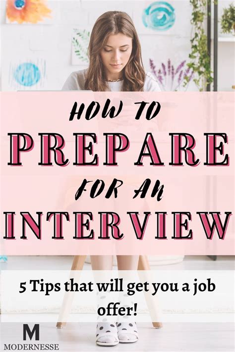 5 Tips To Prepare For An Interview And Get That Job Offer