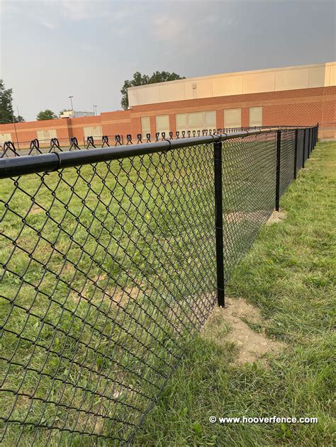Color Coated Chain Link Fence Kit Includes All Parts Hoover Fence Co