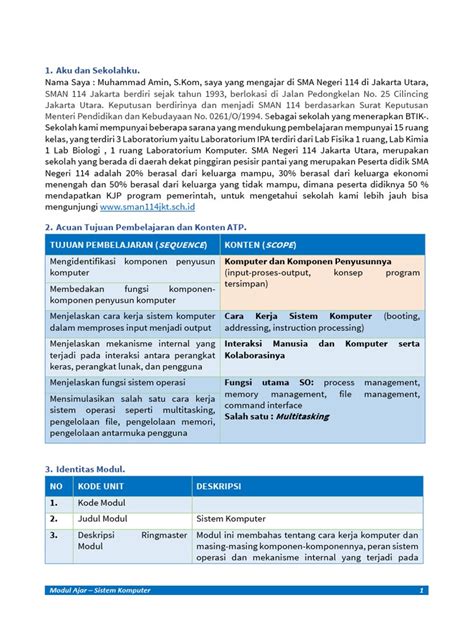 Modul Ajar Informatika Sistem Komputer Fase E Pdf