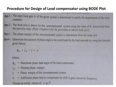 SOLUTION Lead Compensator Studypool