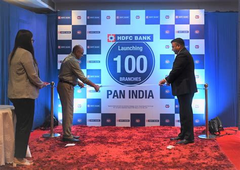HDFC Bank Opens 100 New Branches Across India
