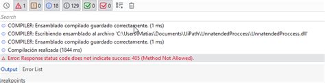 Publish A Package To Orchestator Error 405 Orchestrator Uipath