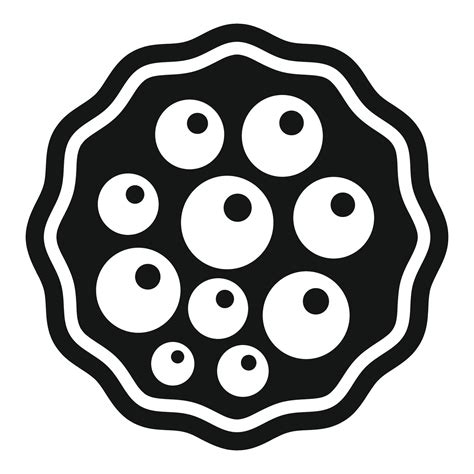 Black And White Symmetrical Circular Pattern With Concentric Circles And Dots 45406276 Vector