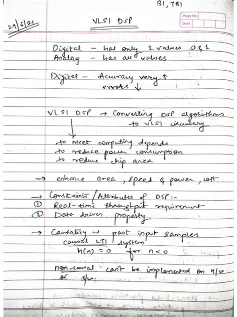 Dsp Notes Pdf