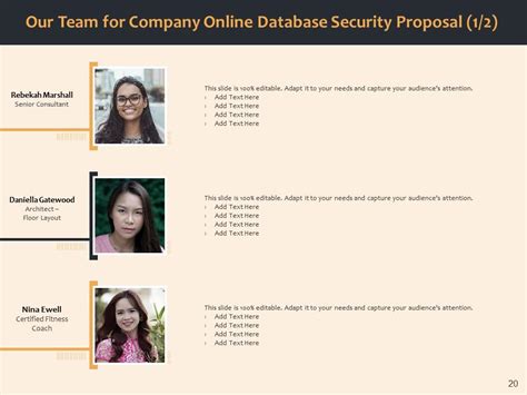 Company Online Database Security Proposal Powerpoint Presentation Slides Presentation Graphics