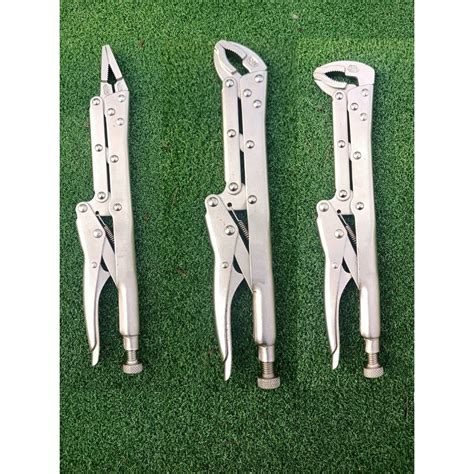 1pc 12 Inch Extra Long Reach Vise Grip Locking Pliers Straight 45 Or 80 Degree Vehicle Repair