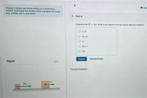 solved rev figure 1 shows two blocks sliding on a