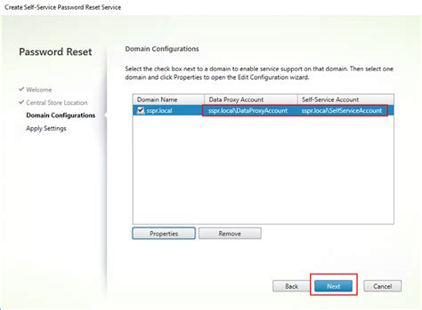 Install And Configure Self Service Password Reset 11x