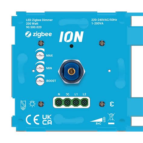 Led Zigbee Dimmer 0 3 200 Watt Ion Industries