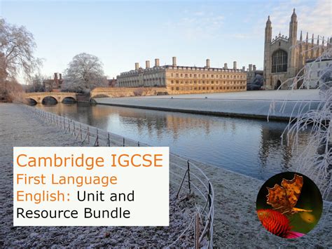 Cambridge IGCSE First Language English: Teaching Units Bundle ...