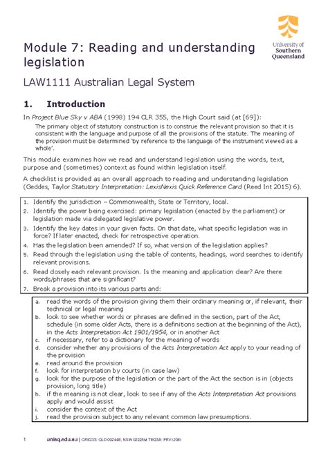 module 7 reading and understanding legislation module 7 reading