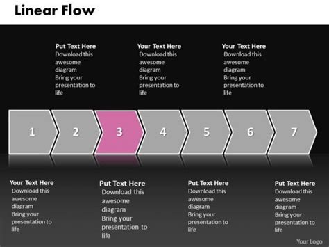 Ppt Continuous Flow Illustration Steps Of Process PowerPoint Templates