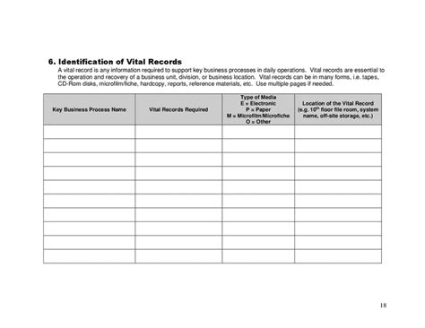 Business Impact Analysis Template In Word And Pdf Formats Page 18 Of 22