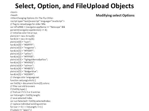 Web Programming Javascript Essentials Document Object Model Essentials