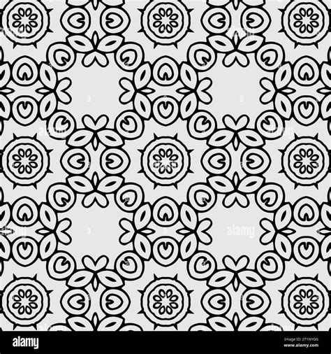 Digital Art Vector Grammatical Flower Shapes And Pattern Design Stock Vector Image And Art Alamy