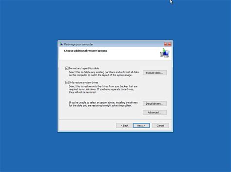 Windows Server Backup Restoring System Server World