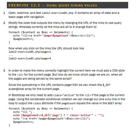 Solved Exercise 125 Using Query String Values 1 Open