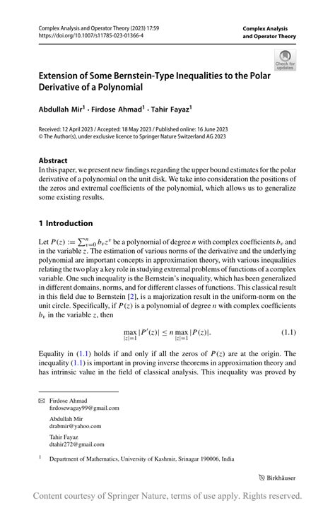 Extension Of Some Bernstein Type Inequalities To The Polar Derivative Of A Polynomial