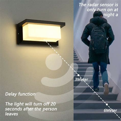 Jual Lampu Dinding Jalan Dekorasi Teras Rumah Outdoor Sensor Gerak Shopee Indonesia