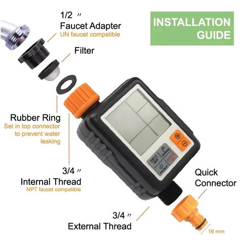Automatic Irrigation Timer For Garden Watering Program Controller Ionex Agro Technology