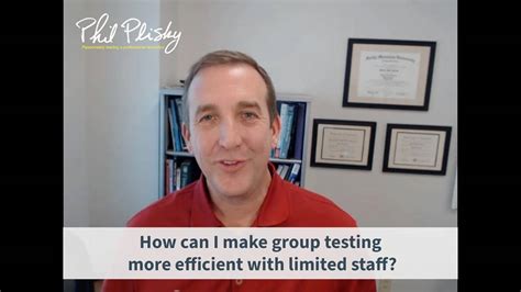 How Can I Make Group Testing More Efficient With Limited Staff