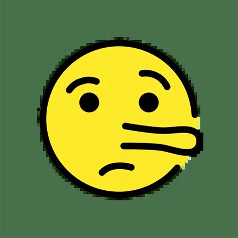 🤥 Lying Face Emoji Meaning Copy And Paste Emoticon ‿ Symbl