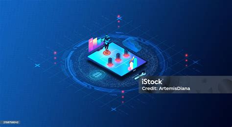 Intelligent Automation Ia Hyperautomation Concept 3d Illustration Stock Illustration Download