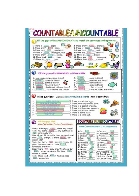 Contables E Incontables Ingles Ii Studocu