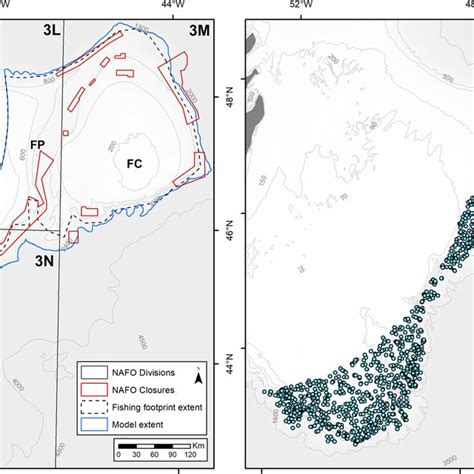 Location Of The Study Area Left That Includes The Flemish Cap Fc