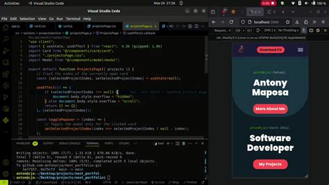 antony maposa on linkedin portfoliorevamp nextjs webdevelopment