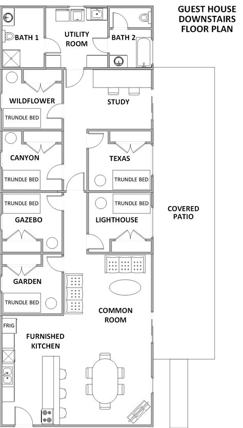 One Bedroom Guest House Floor Plans At Katherine Edmunds Blog