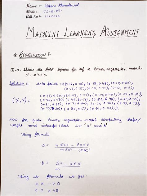 Machine Learning Assignment 12112127 Pdf