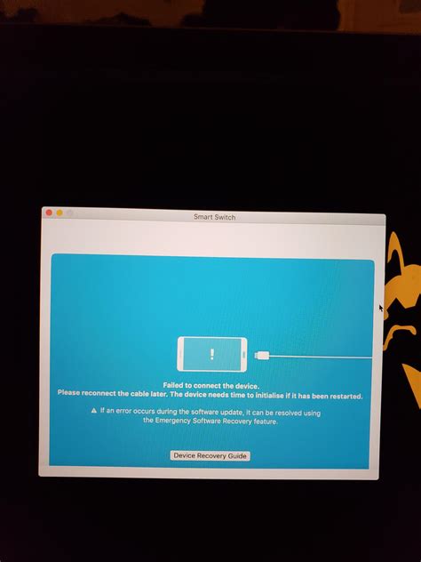 Smart Switch Failed To Connect The Device Could Anyone Please Help